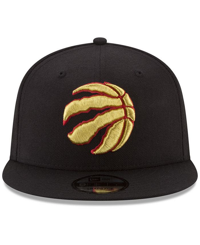 New Era Toronto Raptors Gold on Team 9FIFTY Snapback Cap - Macy's