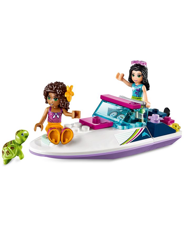 LEGO® 309-Pc. Friends Andrea's Speedboat Transporter 41316 - Macy's