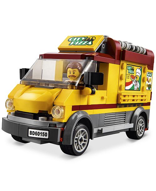 LEGO® City 249-Pc. Great Vehicles Pizza Van Set 60150 & Reviews - Macy's