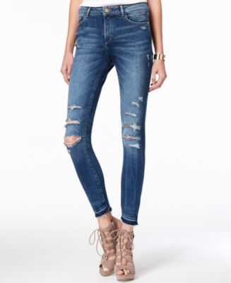 DL1961 Farrow High Rise Skinny Ripped Jeans - Macy's