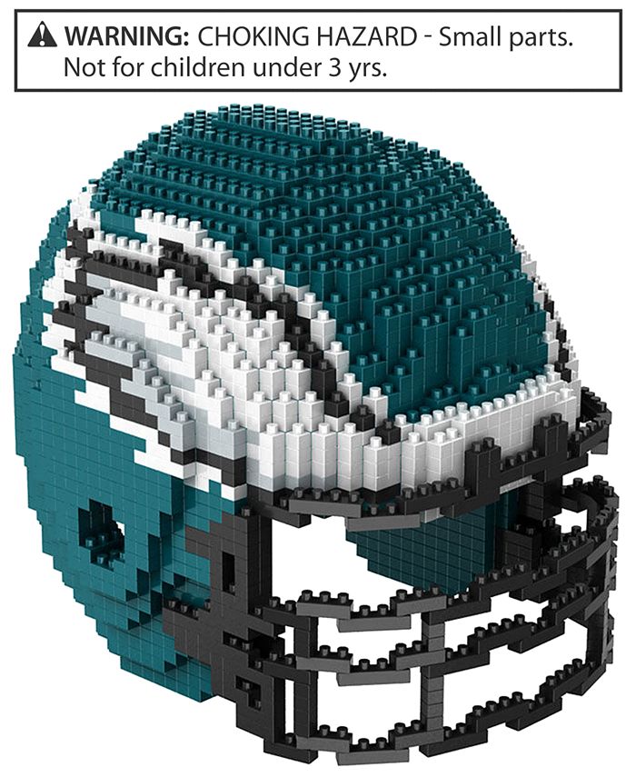 Forever Collectibles Philadelphia Eagles BRXLZ 3D Helmet Puzzle - Macy's