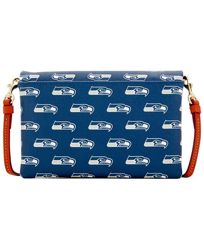 Dooney & Bourke Seattle Seahawks Foldover Crossbody Purse - Macy's