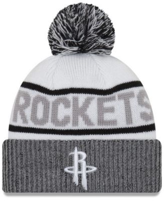 New Era Houston Rockets Court Force Pom Knit Hat - Macy's