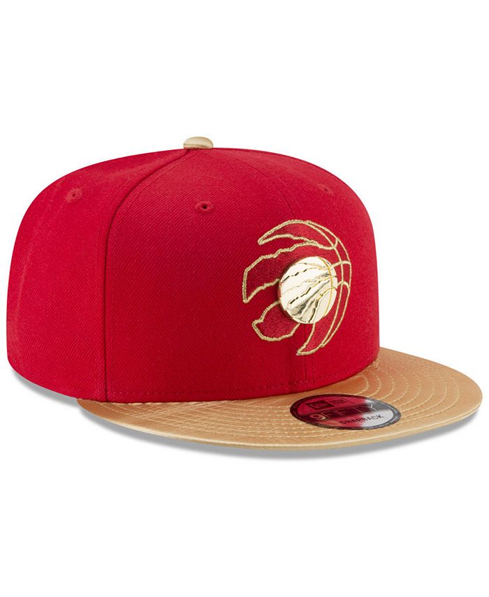 New Era Toronto Raptors Triple Gold 9FIFTY Snapback Cap - Macy's