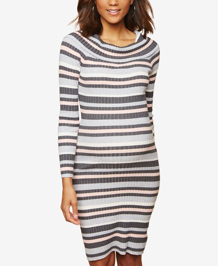 Motherhood Maternity Off-The-Shoulder Dress - Macy's