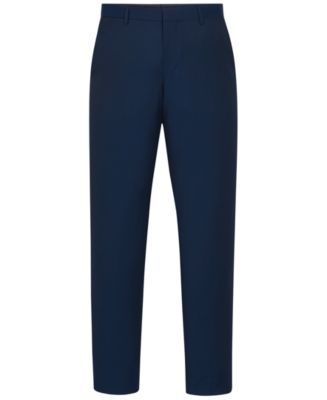 BOSS Men's Slim-Fit Virgin Wool Dress Pants - Macy's