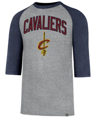 '47 Brand Men's Cleveland Cavaliers Zone Raglan Three-Quarter Sleeve T ...