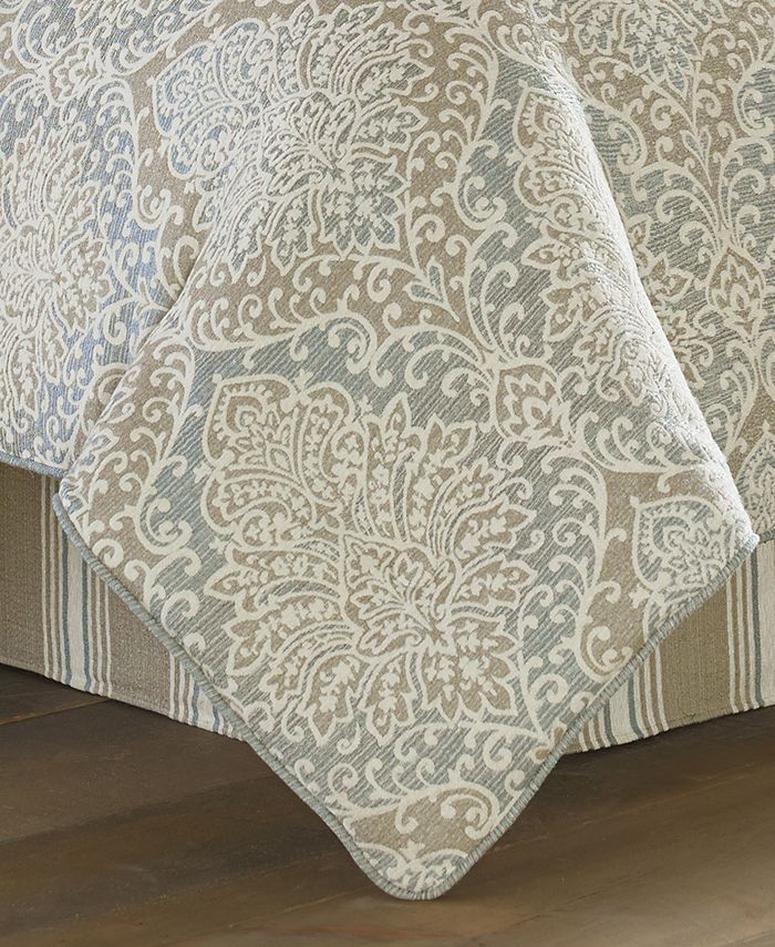 J Queen New York Romano Ice Blue 4-Pc. King Comforter Set - Macy's