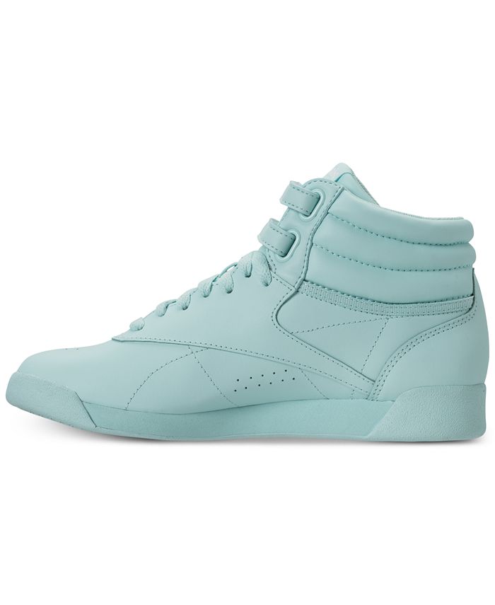 Reebok Women's Freestyle High Top Casual Sneakers from Finish Line - Macy's
