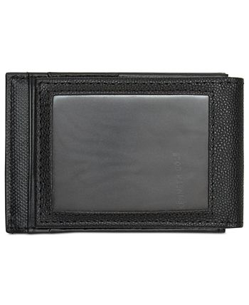 Kenneth Cole Reaction Men's Magnetic Front-Pocket Leather Wallet - Macy's