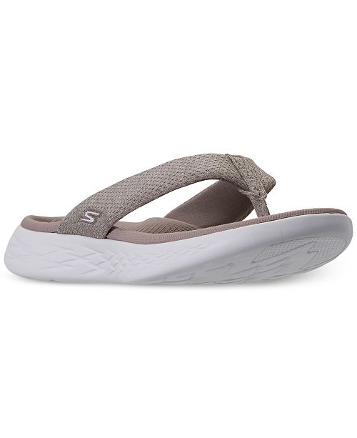 Skechers Women's On The Go 600 - Preferred Athletic Thong Flip Flop ...