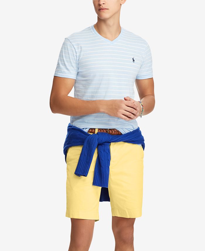 Polo Ralph Lauren Men's Big & Tall Classic Fit Striped T-Shirt - Macy's