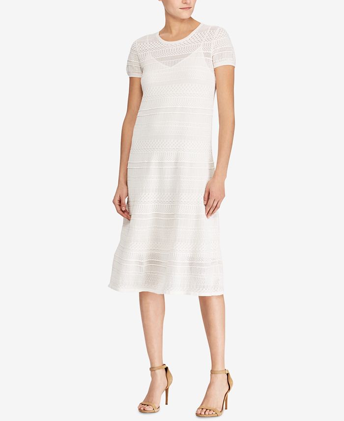 Lauren Ralph Lauren Petite A-Line Dress - Macy's