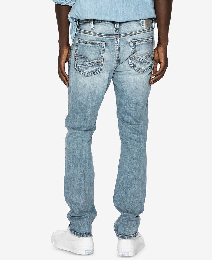 Silver Jeans Co. Silver Jeans Men's Konrad Slim Fit Ripped Jeans - Macy's
