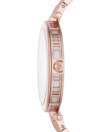 kate spade new york Women's Varick Rose Gold-Tone Stainless Steel ...