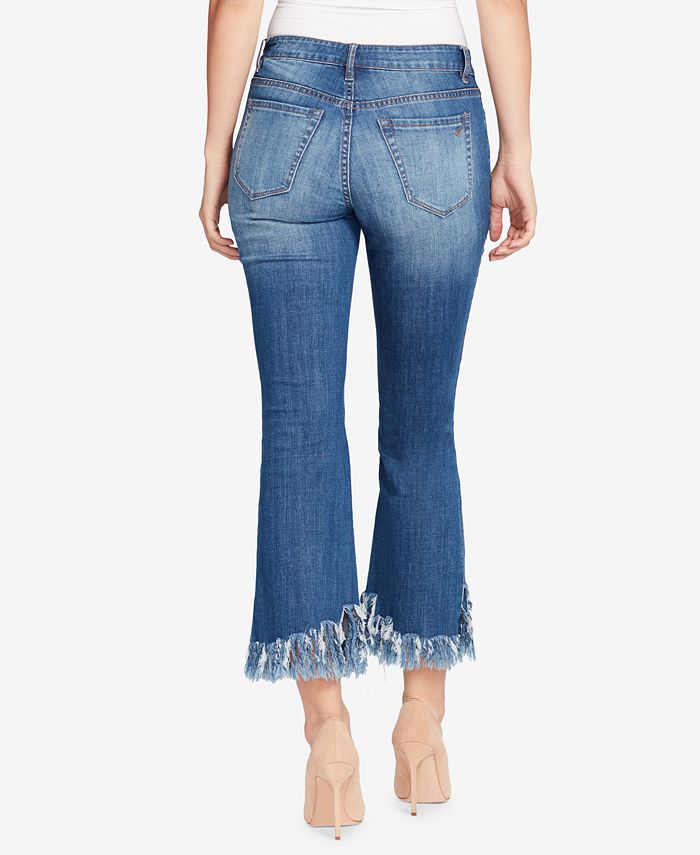 WILLIAM RAST Frayed-Cuff Skinny Jeans - Macy's