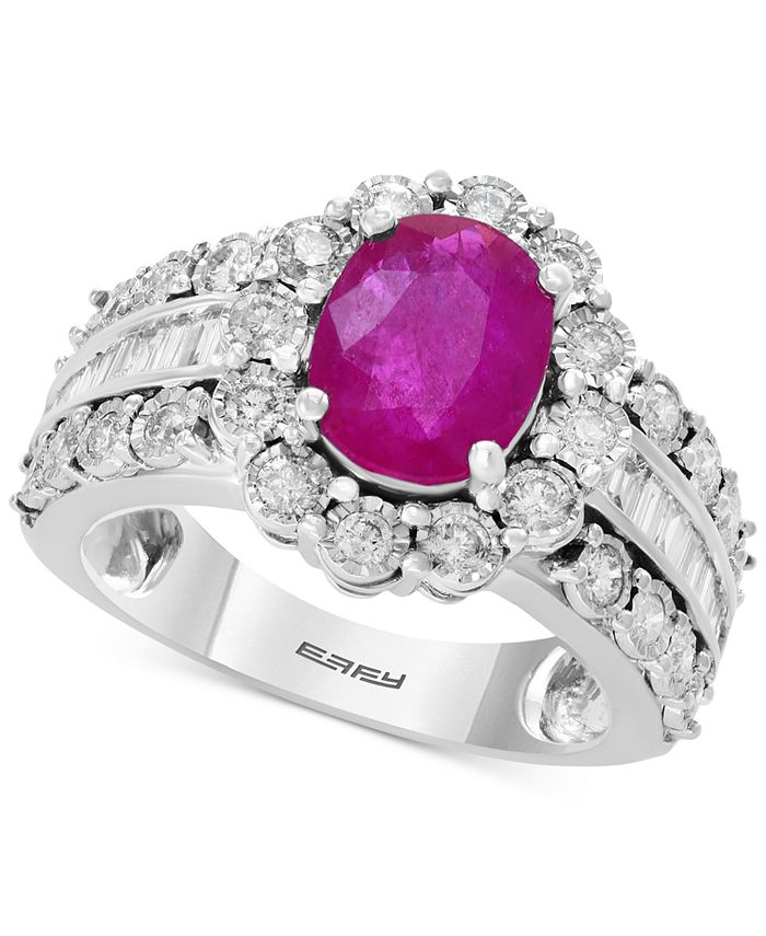 EFFY Collection Amoré by EFFY® Ruby (1-9/10 ct. t.w.) & Diamond (9/10 ...
