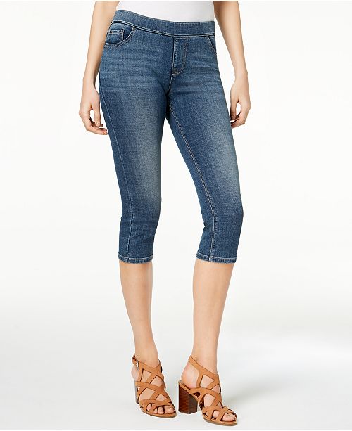 Lee Platinum Harmony Pull-On Capri Jeans & Reviews - Leggings & Pants ...