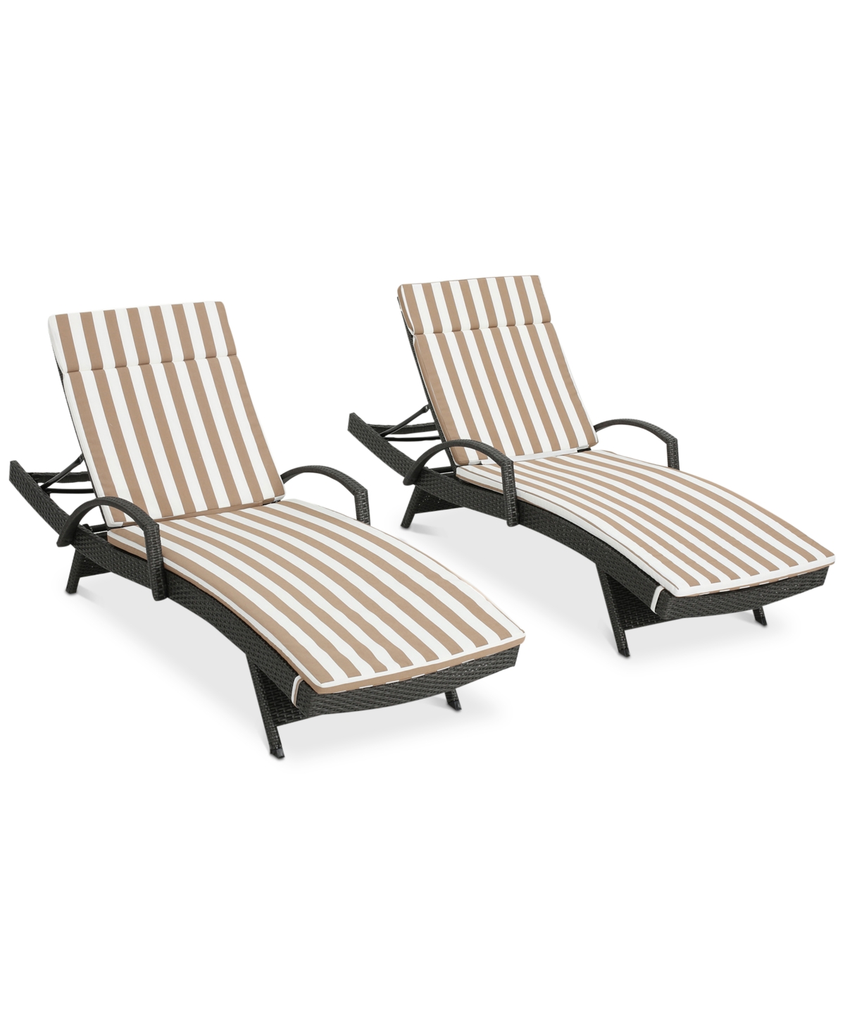 Click here for Baja Outdoor Chaise Lounge (Set of 2) - Grey prices