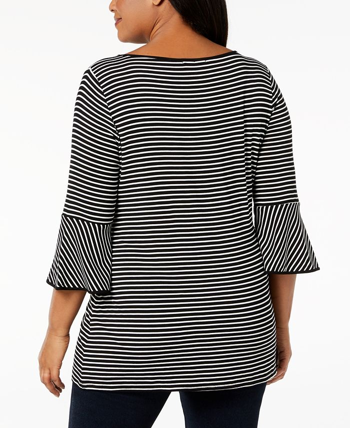 Belldini Plus Size Embellished Tunic & Reviews - Tops - Plus Sizes - Macy's