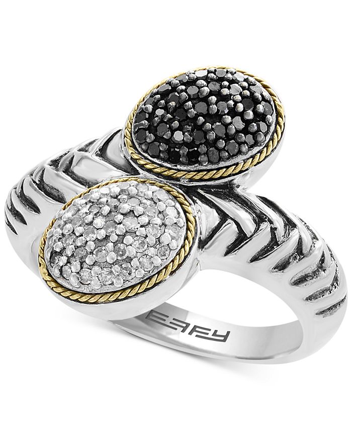 EFFY Collection Balissima by EFFY® Diamond Double Cluster Ring (1/4 ct ...