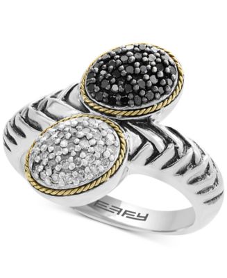 EFFY Collection Balissima by EFFY® Diamond Double Cluster Ring (1/4 ct ...