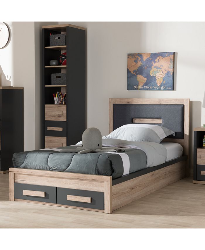 Furniture Pandora Twin Bed - Macy's