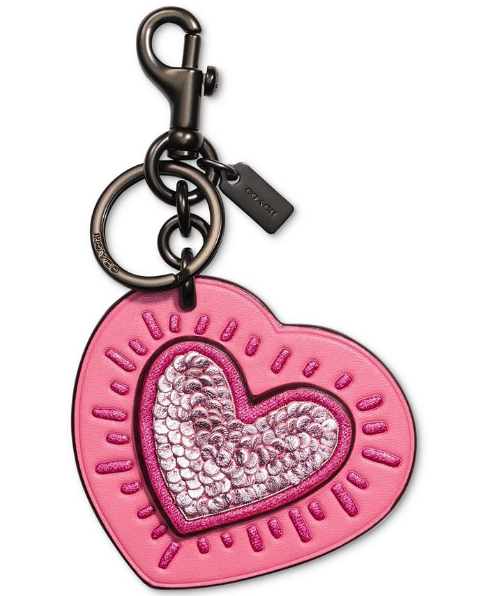 COACH Keith Haring Heart Bag Charm - Macy's