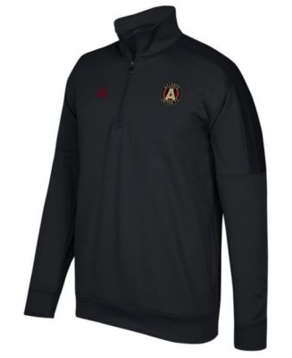 adidas Men's Atlanta United FC Logo Set Quarter-Zip Fleece Pullover ...
