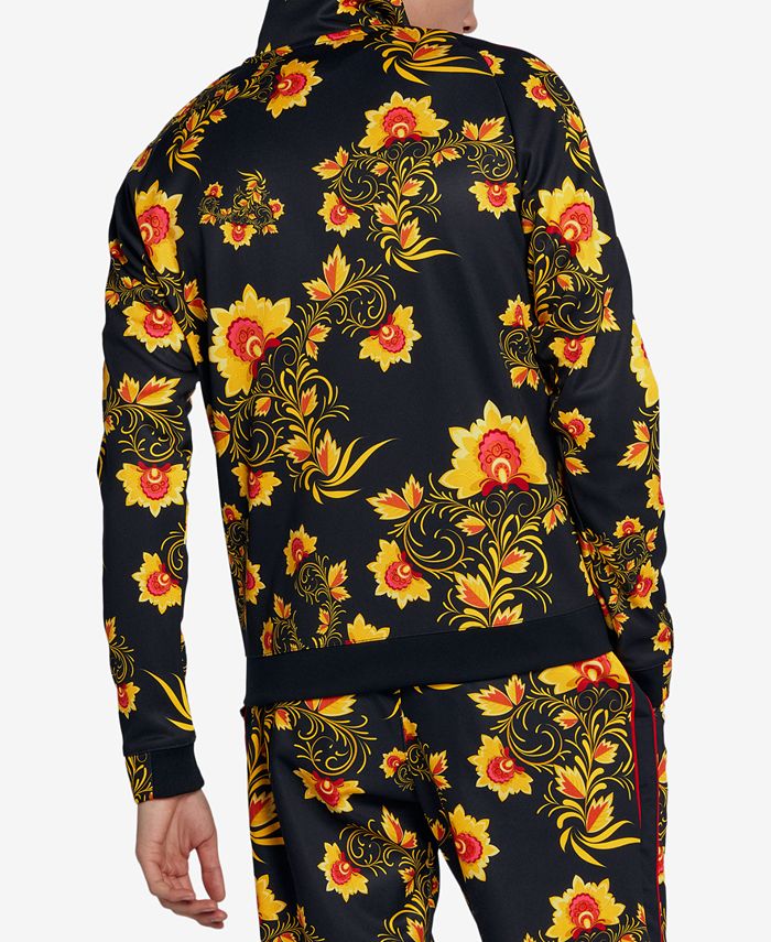Nike Men's Russian-Floral Inspired Track Jacket - Macy's