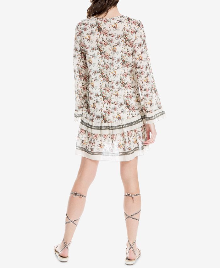 Max Studio London Floral-Print Ruffled Dress, Created for Macy's - Macy's