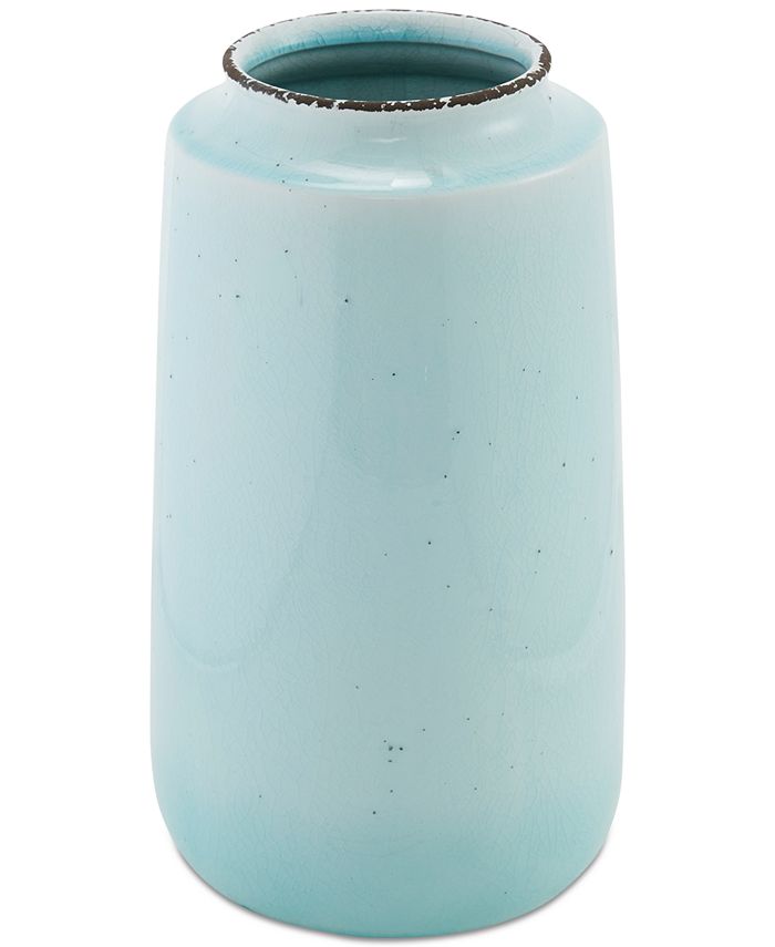 JLA Home Madison Park Salerno Slim Ceramic Small Vase - Macy's
