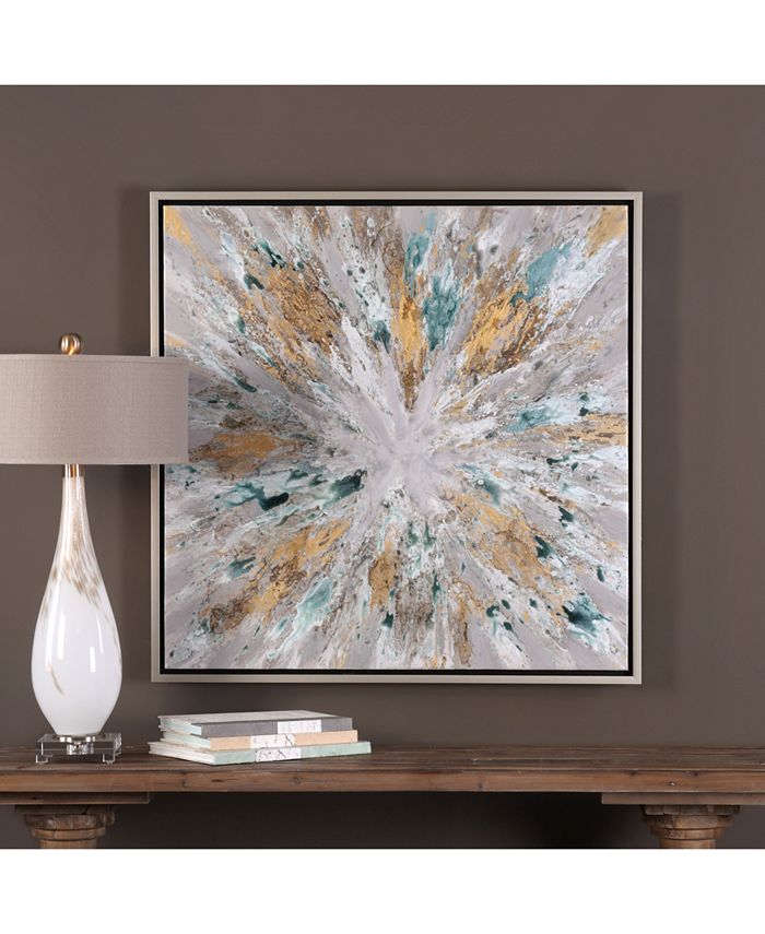 Uttermost Exploding Star Modern Abstract Wall Art - Macy's