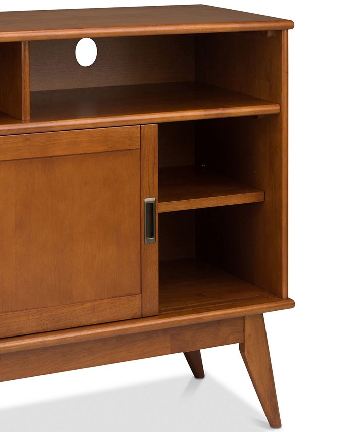 Simpli Home Ednie Tall Media Stand - Macy's