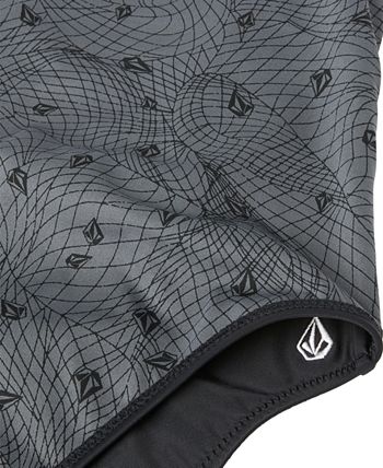 Volcom Simply Solid One-Piece Cheeky High-Leg Swimsuit - Macy's