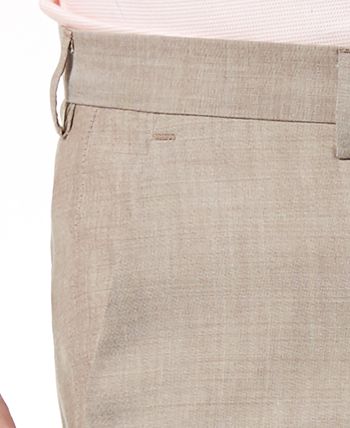 Hugo Boss HUGO Men's Modern-Fit Tan Solid Textured Suit - Macy's