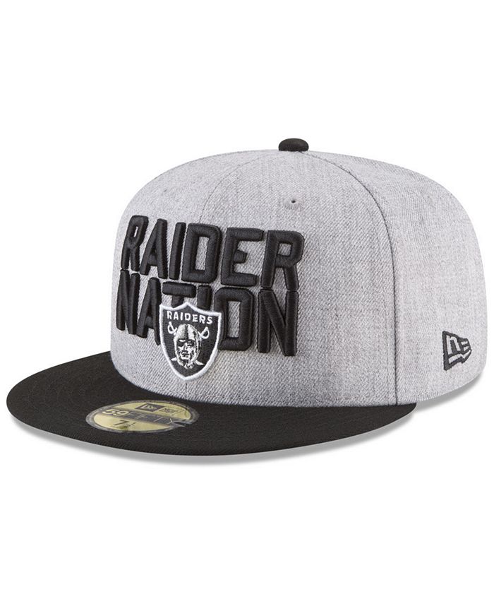 New Era Boys' Oakland Raiders Draft 59FIFTY FITTED Cap - Macy's