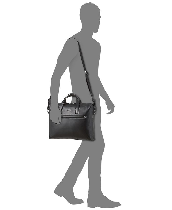 Hugo Boss Men's Leather Document Case - Macy's