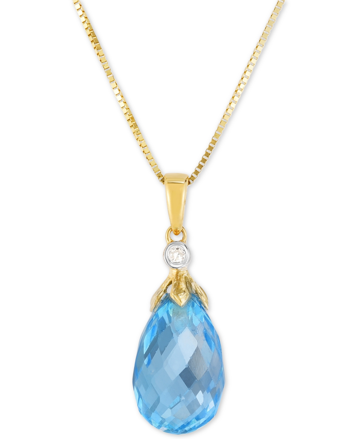 Click here for Macys Blue Topaz (6-1/2 ct. t.w.) & Diamond Accent... prices