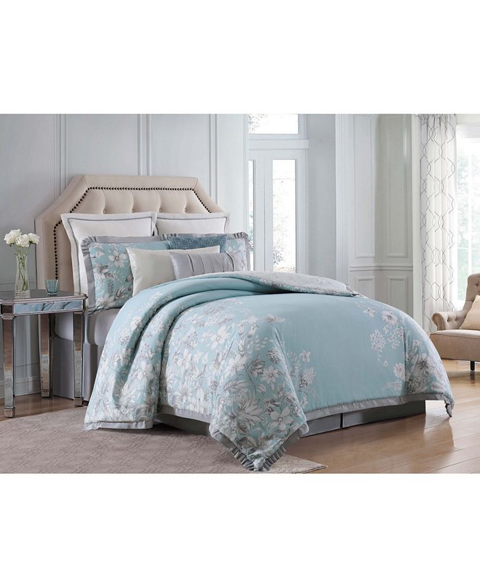 Charisma Molani 4-Pc. Reversible Queen Comforter Set - Macy's