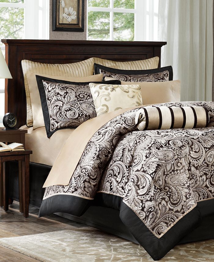 Madison Park Adeline 12-Pc. Comforter Set, Full - Macy's