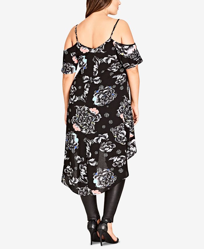 City Chic Trendy Plus Size High Low Top And Reviews Tops Plus Sizes