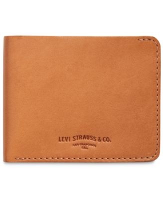 Levi's® Men's Leather Slimfold Wallet - Macy's