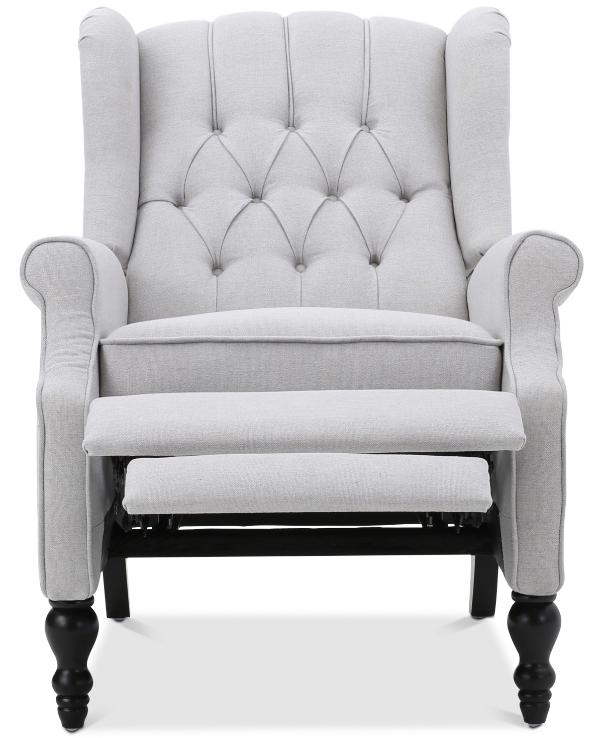 Click here for Charles Fabric Recliner - Light Grey prices