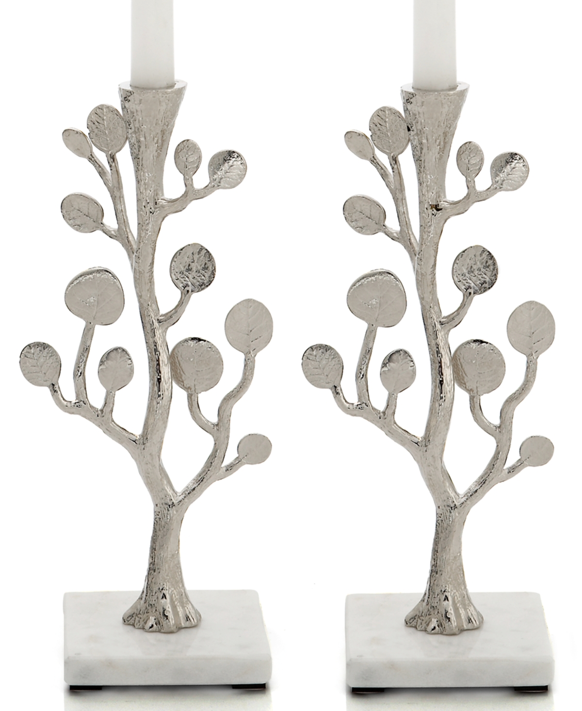 Click here for Michael Aram Set of 2 Botanical Leaf Candlestick H... prices