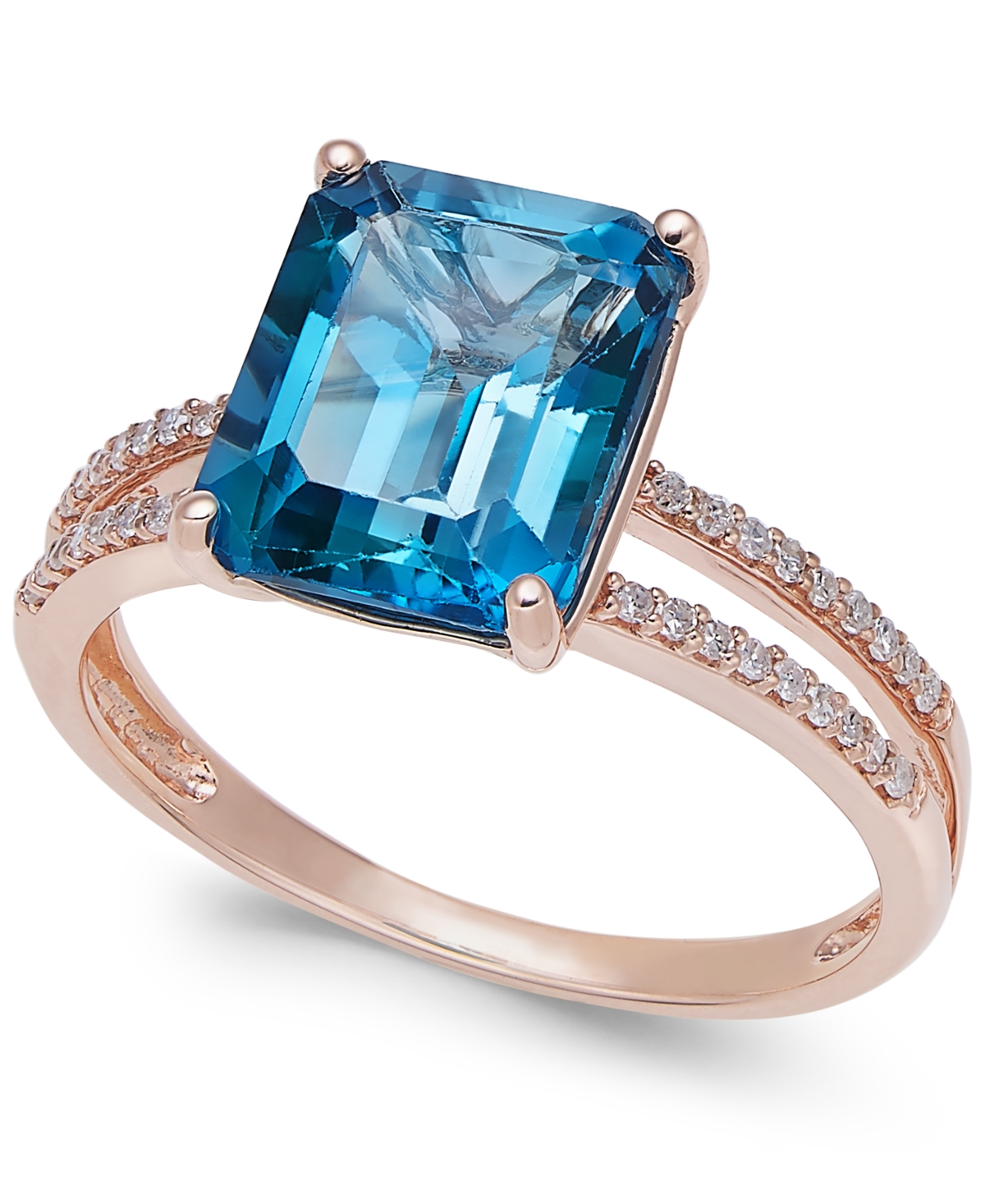 Click here for London Blue Topaz (4 ct. t.w.) and Diamond (1/10 c... prices