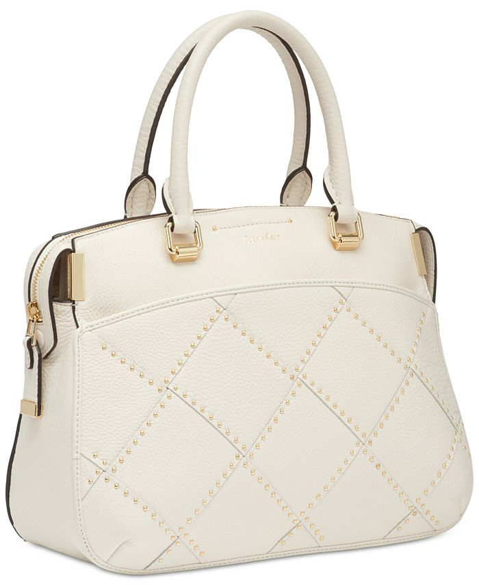 Calvin Klein Raelynn Studded Satchel - Macy's