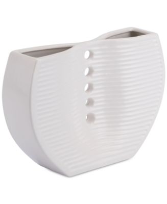 Zuo Pins White Divided Small Vase - Macy's