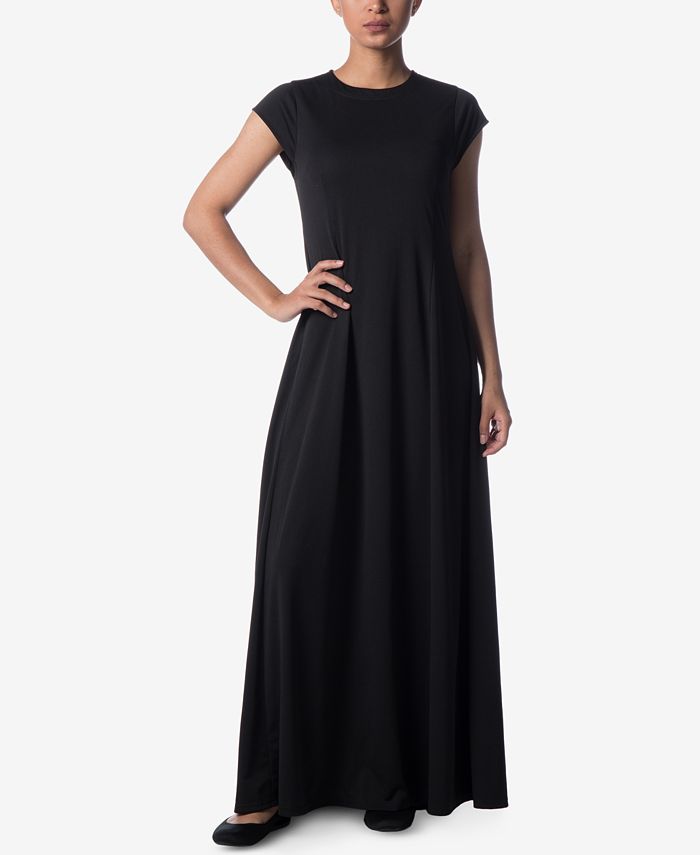 Verona Collection Cap-Sleeve Maxi Dress - Macy's