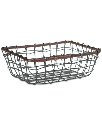 Tabletops Unlimited Set Of 3 Rectangular Wire Baskets - Macy's